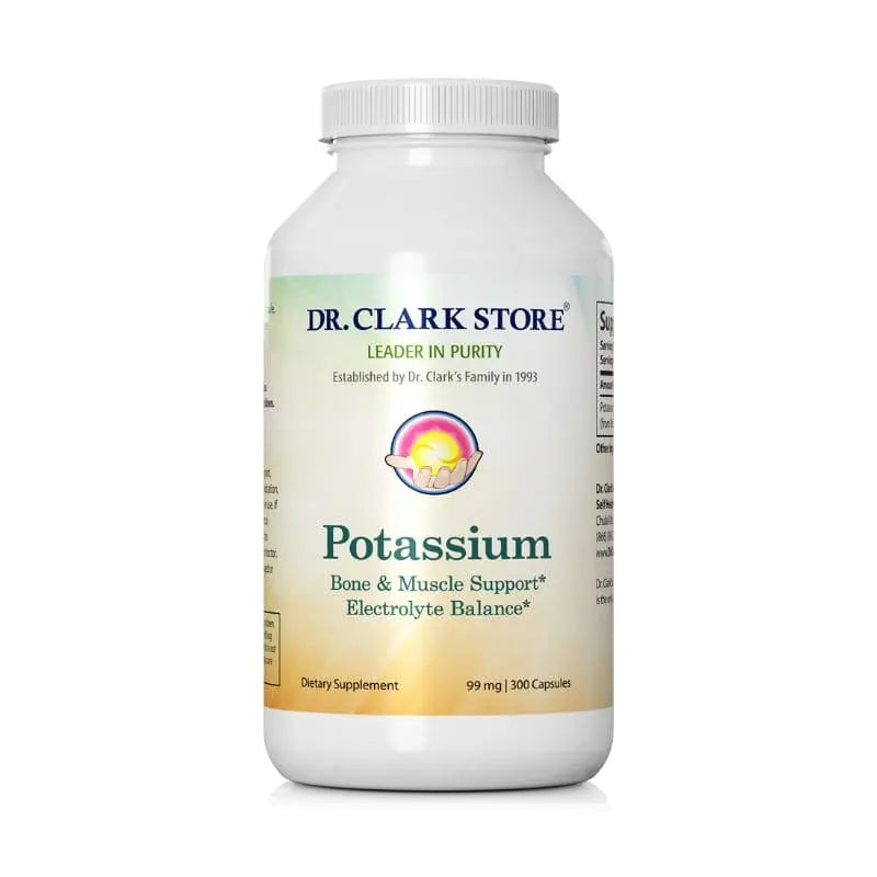 Potassium, 99 mg 300 capsules - Dr. Clark Store