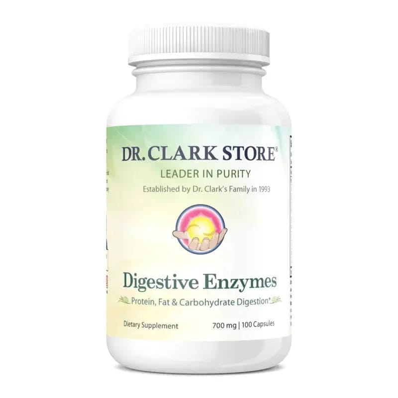 Digestive Enzymes, 700 mg 100 capsules – Dr. Clark Store